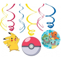 Kit de Décoration Pokémon à suspendre 6 pièces - Anniversaire - La ...