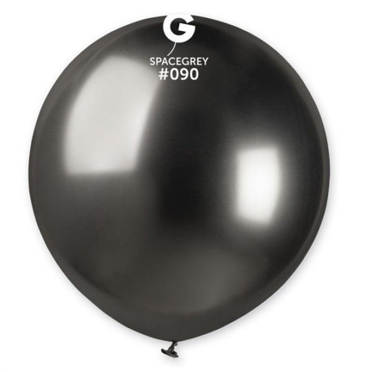 Ballon gris métallisé brillant 48 cm - Magie du Déguisement - vente de ...