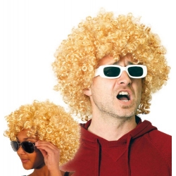 Perruque disco blonde afro - la magie du deguisement , achat vente de ...