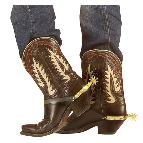 Paire d'éperons - accessoires cowboy - Magie du Déguisement