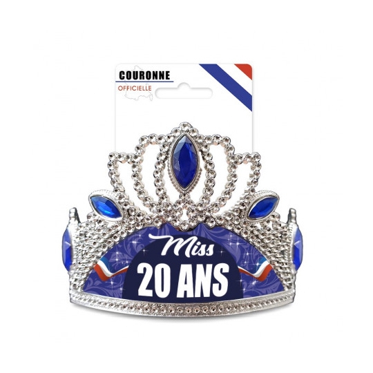 Couronne Anniversaire miss 20 ans - Magie du Déguisement